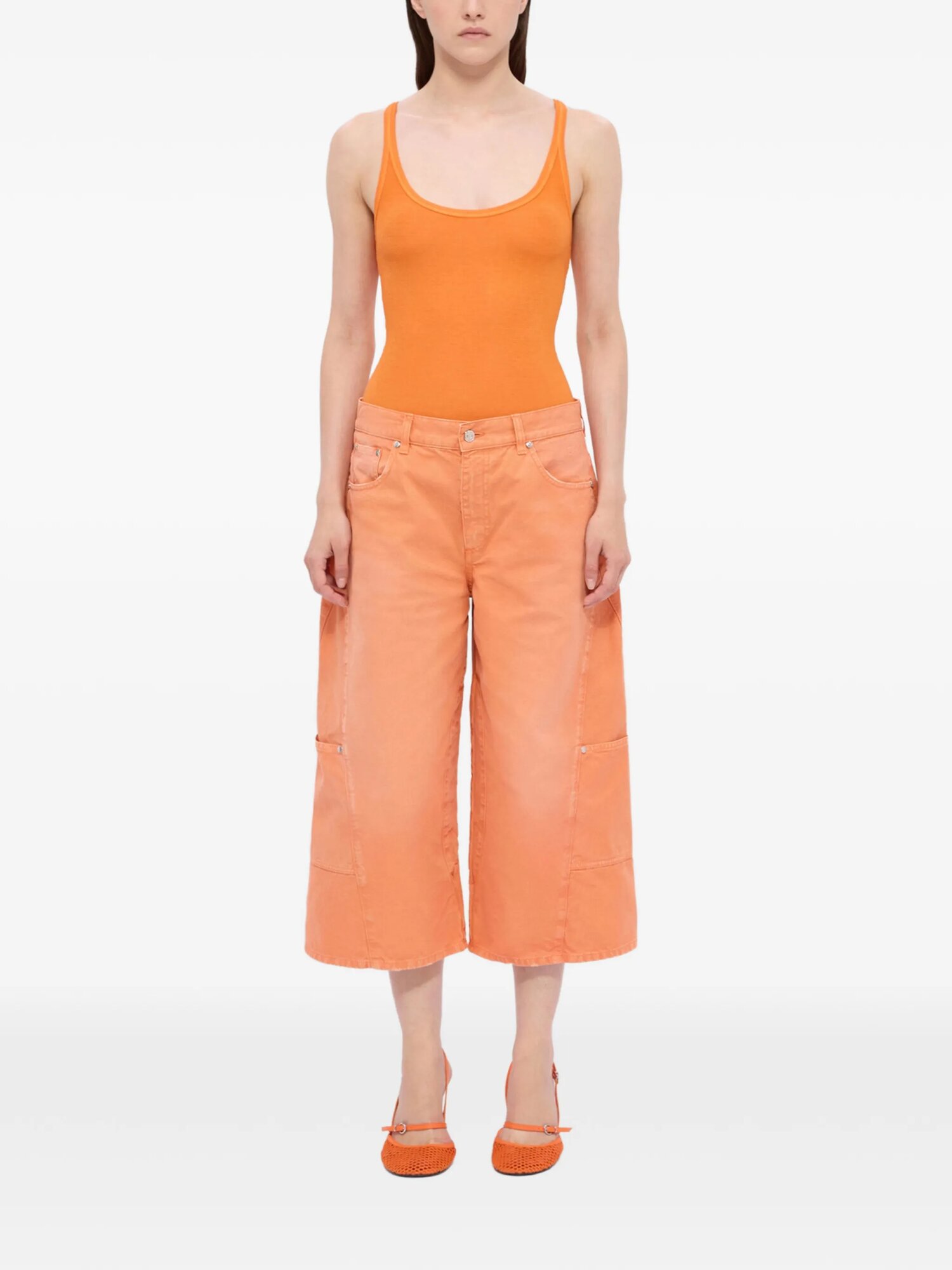 Джинсы MSGM, размер 38, orange — фото 1