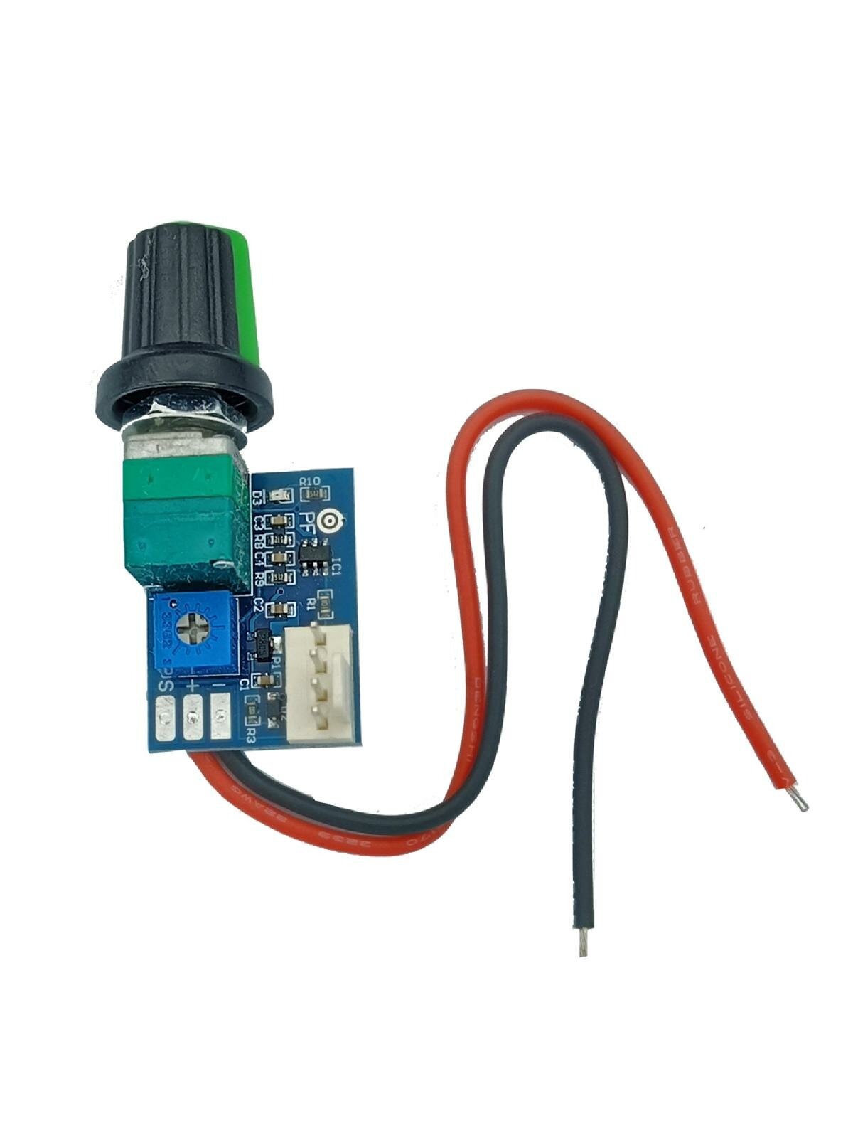 Ручной 4-контактный регулятор скорости вентилятора охлаждения PWM с регулируемой скоростью PWM, реверсивный