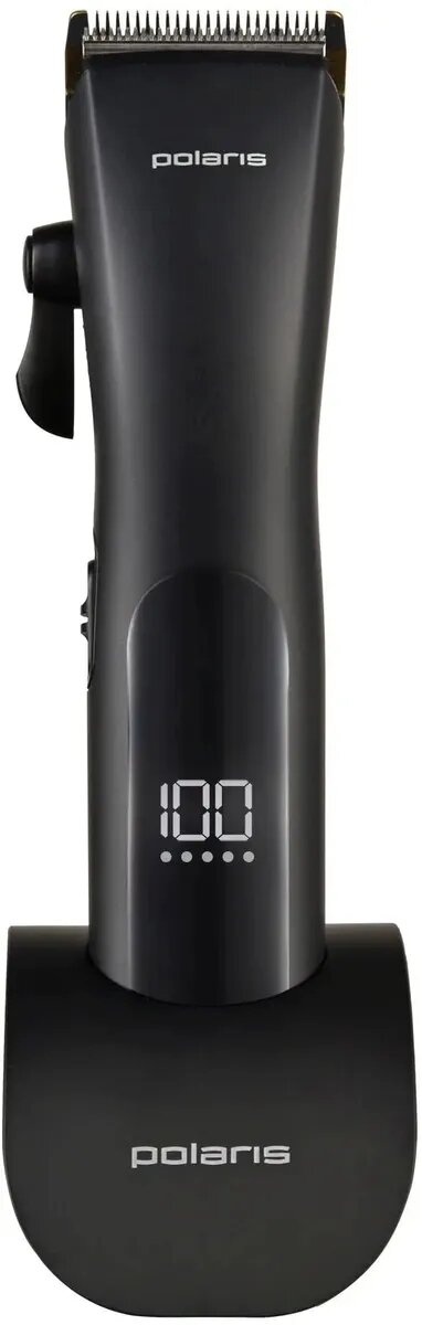 Машинка для стрижки Polaris PHC 2500 черный 3Вт (насадок в компл: 6шт)