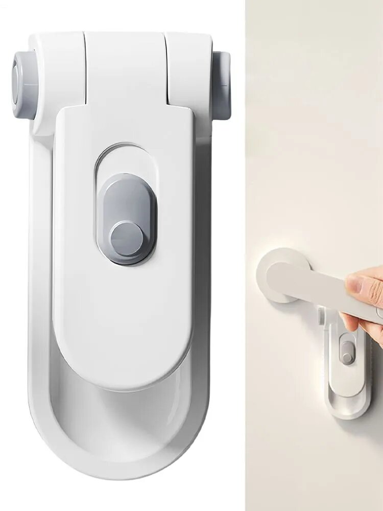 Дверная ручка для малыша Замок безопасности , Блокиратор дверей, ящиков, окон