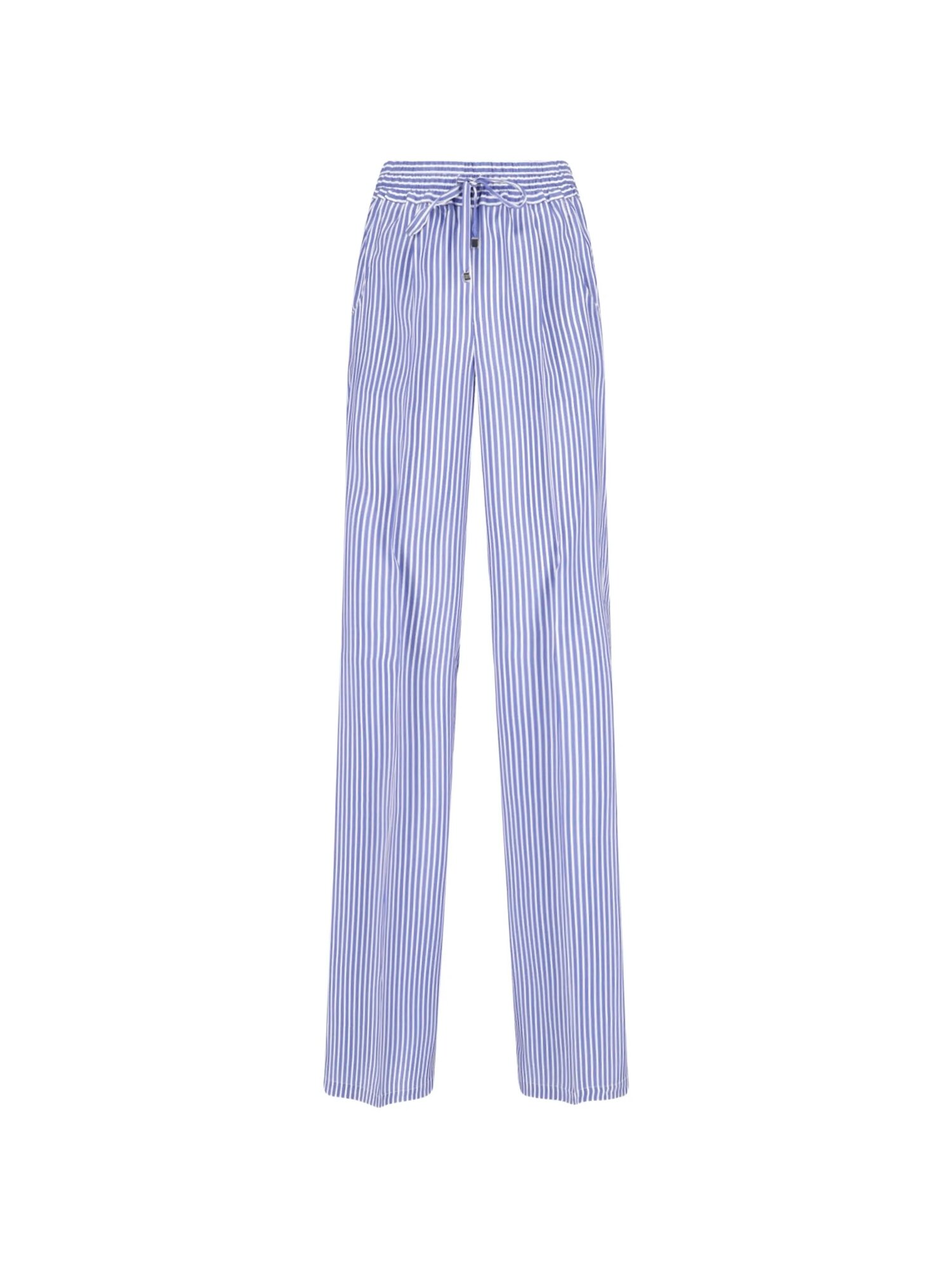 Брюки Striped wide-leg trousers
