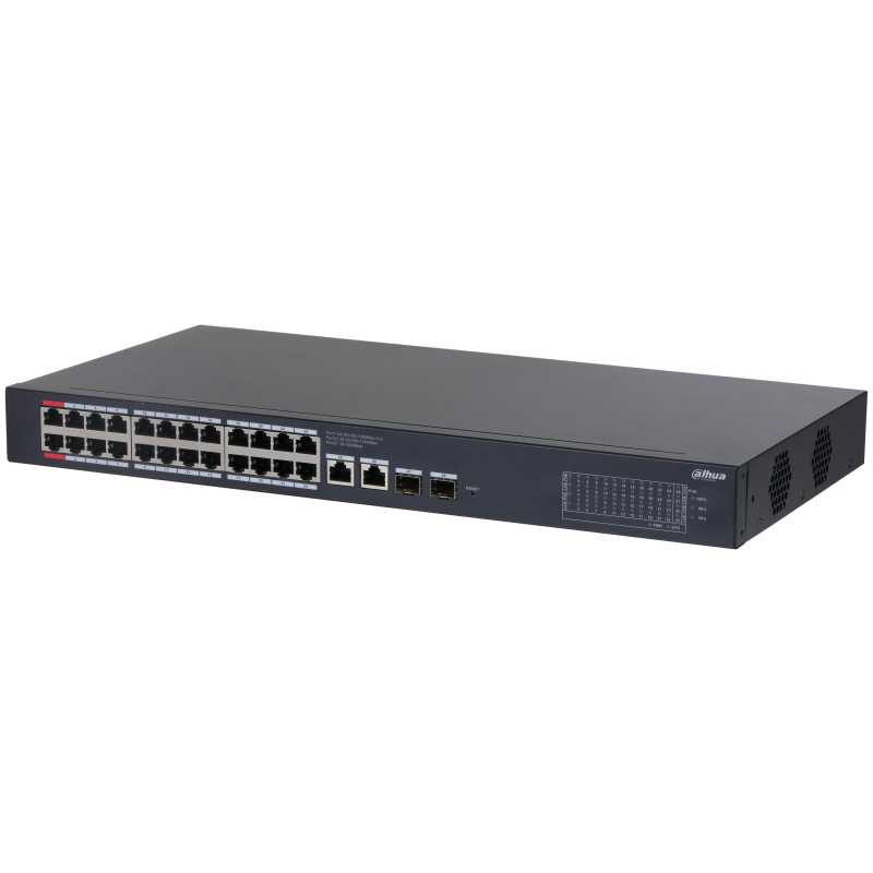 Dahua DH-CS4228-24GT-240 - 24-портовый гигабитный PoE коммутатор с функцией облачного управления