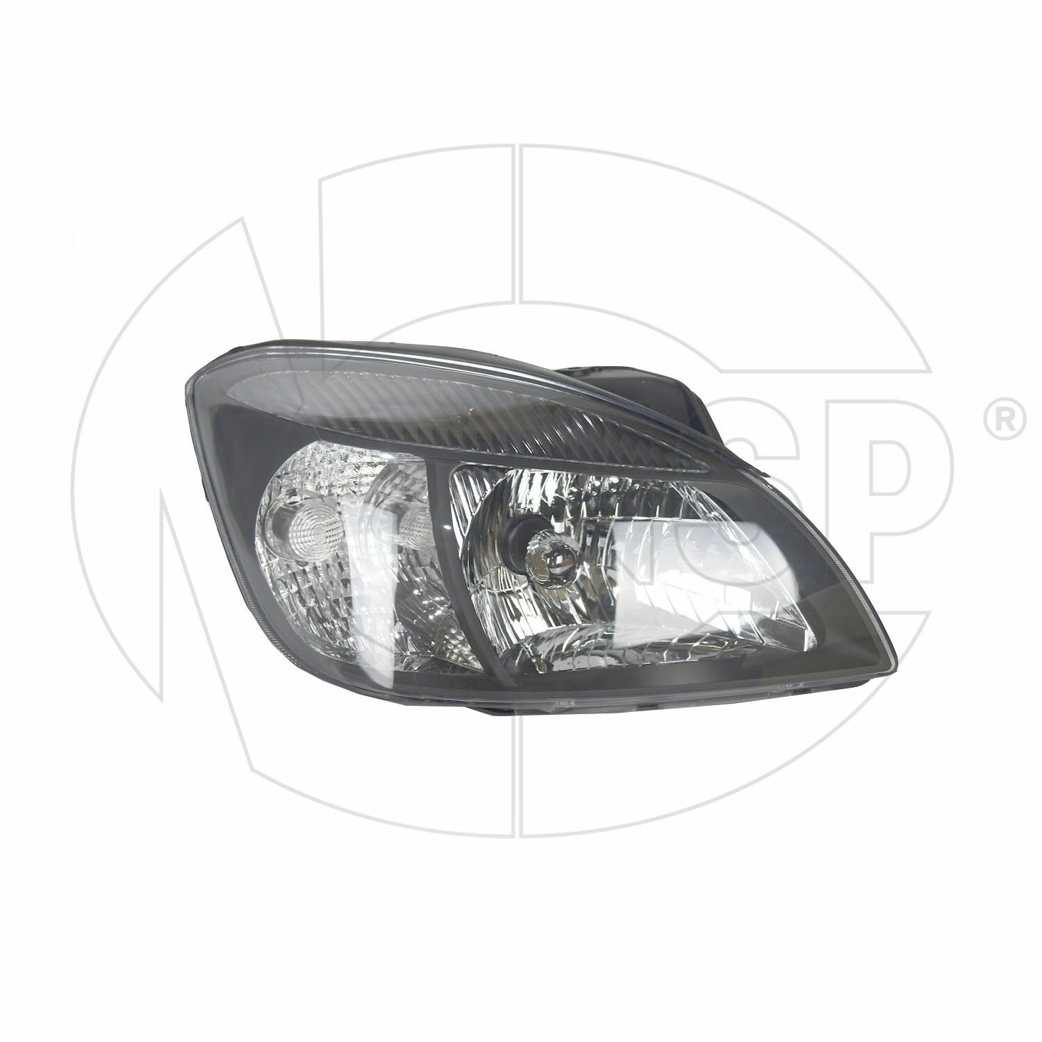 Фара головного света R черная KIA Rio II 05-10 NSP NSP02921021G620