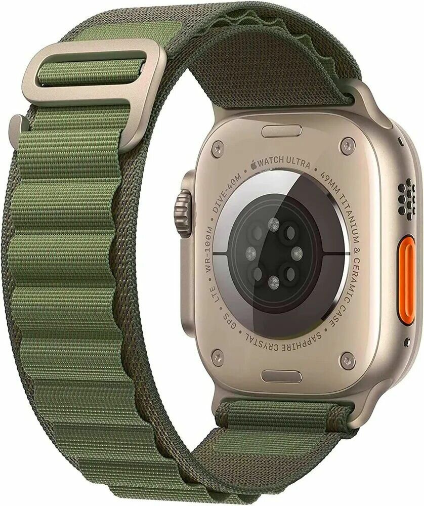 Тканевый ремешок для apple watch 44mm 45mm ultra 42 mm, браслет на часы apple watch