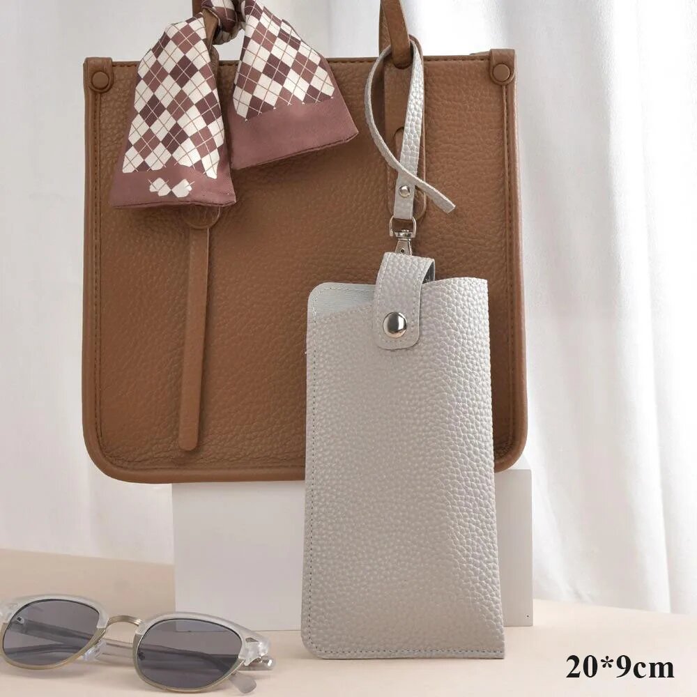 Чехол для очков из искусственной кожи, Grey3
