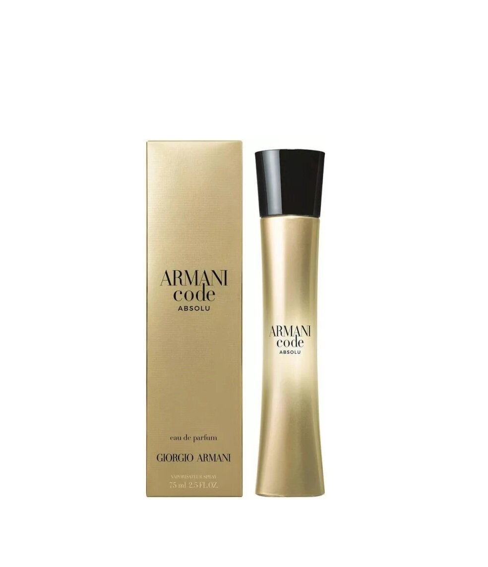 Giorgio Armani Code Absolu Femme 75 мл парфюмерная вода женская, восточные, цветочные