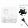 Беспроводной контроллер полива Tuya Smart 8 зон, EU Plug, черный
