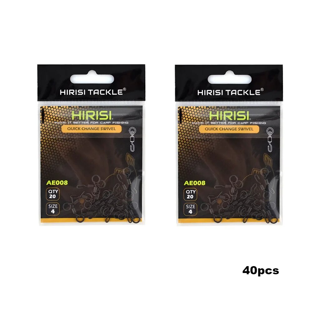 Hirisi Вертлюги для ловли карпа 20 шт.