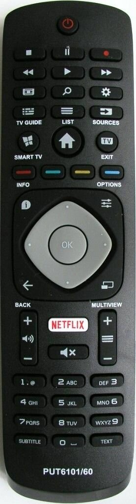 Пульт для PHILIPS 49PUT6101/60 398GR08BEPHN11HL box Smart Netflix