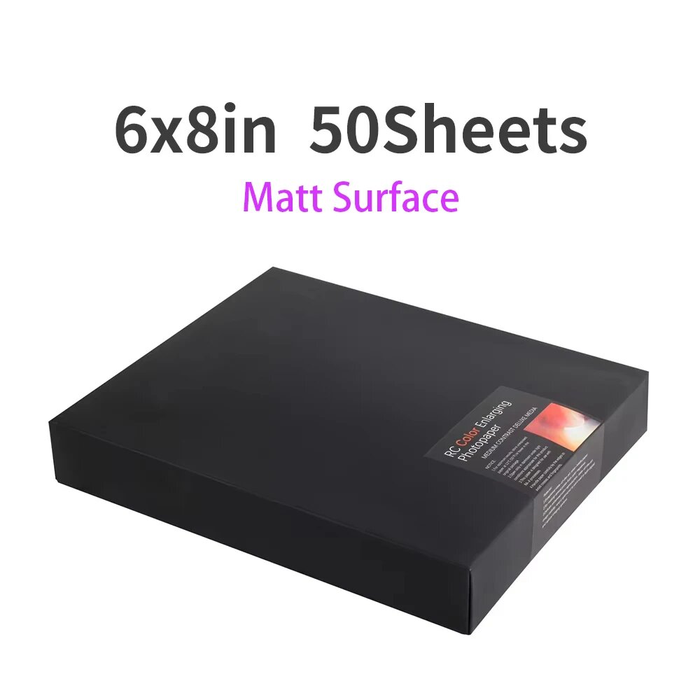 ETone Фотобумага RA4 матовая/глянцевая 6x8/8x10/10x12/12x16 6x8-50pcs-Matt
