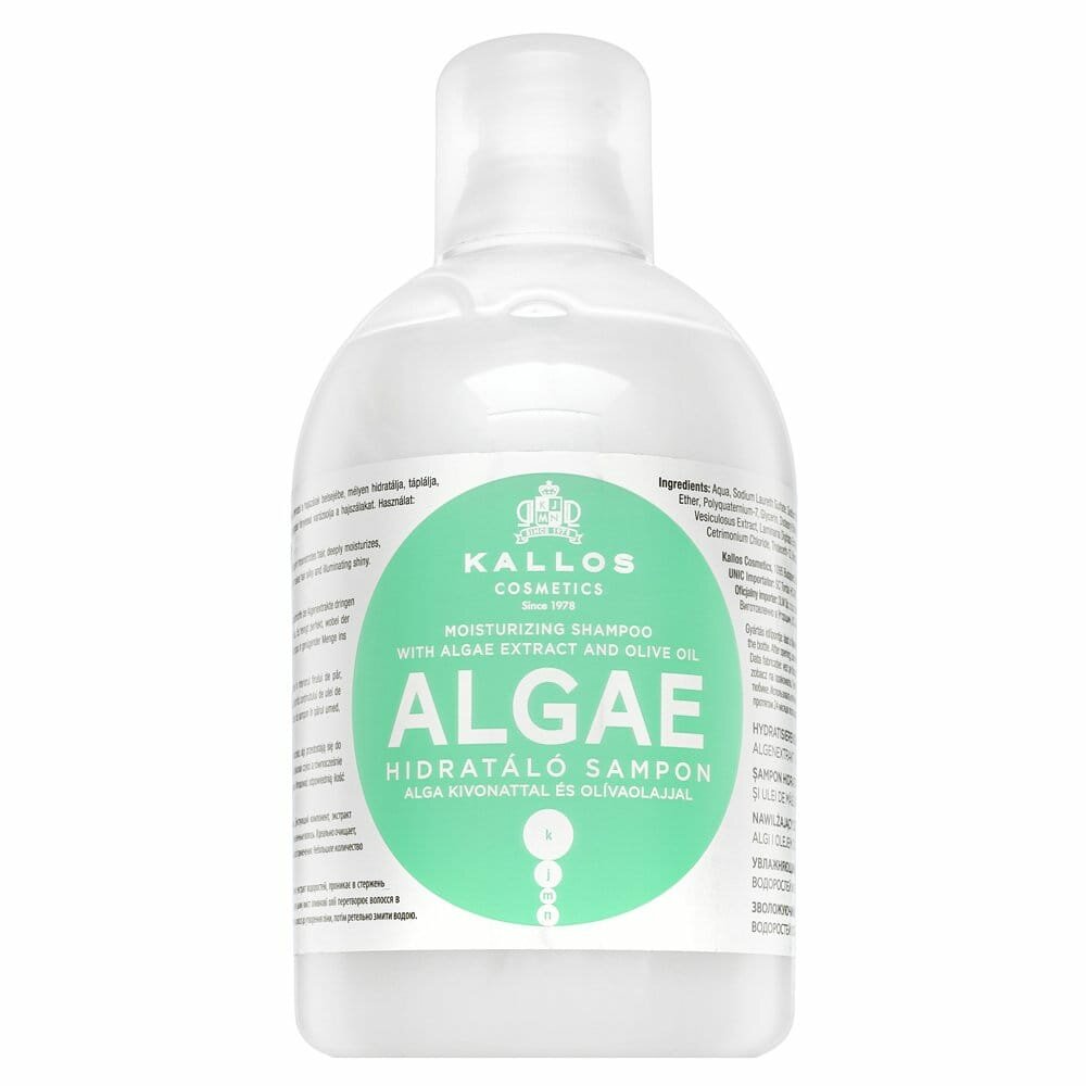 Шампунь для волос Kallos Algae Moisturizing Shampoo 1000 мл