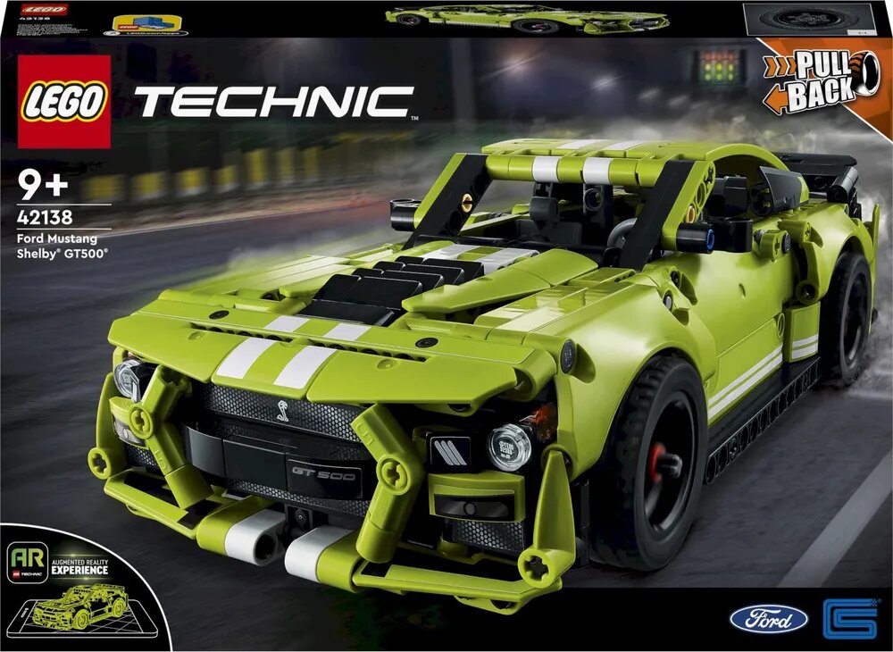 Конструктор LEGO Technic Ford Mustang Shelby GT500, 544 детали, 9+, 42138