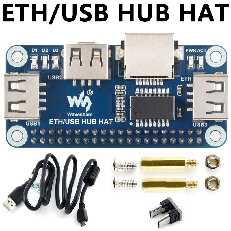 Spotpear Хаб Ethernet и USB для Raspberry Pi Zero