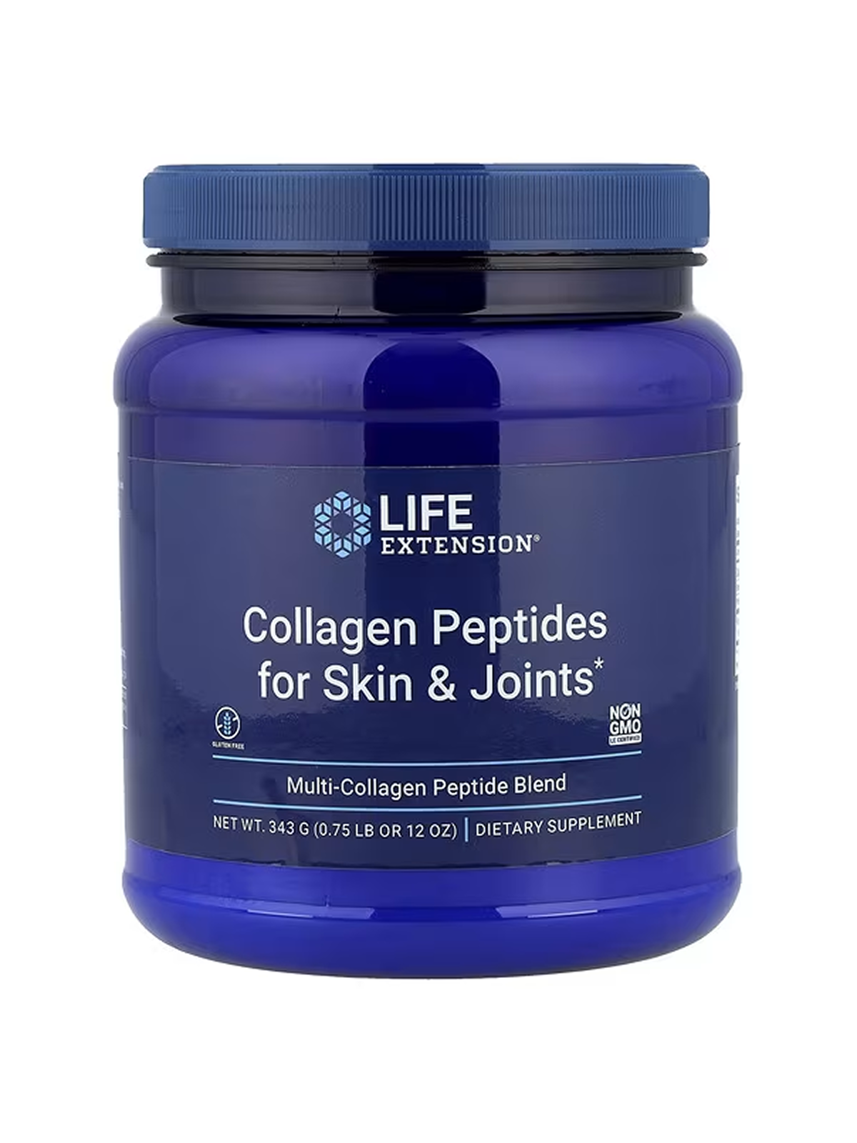 Life Extension Collagen Peptides For Skin & Joints, коллаген I, II и III типа для кожи и суставов, 343 г