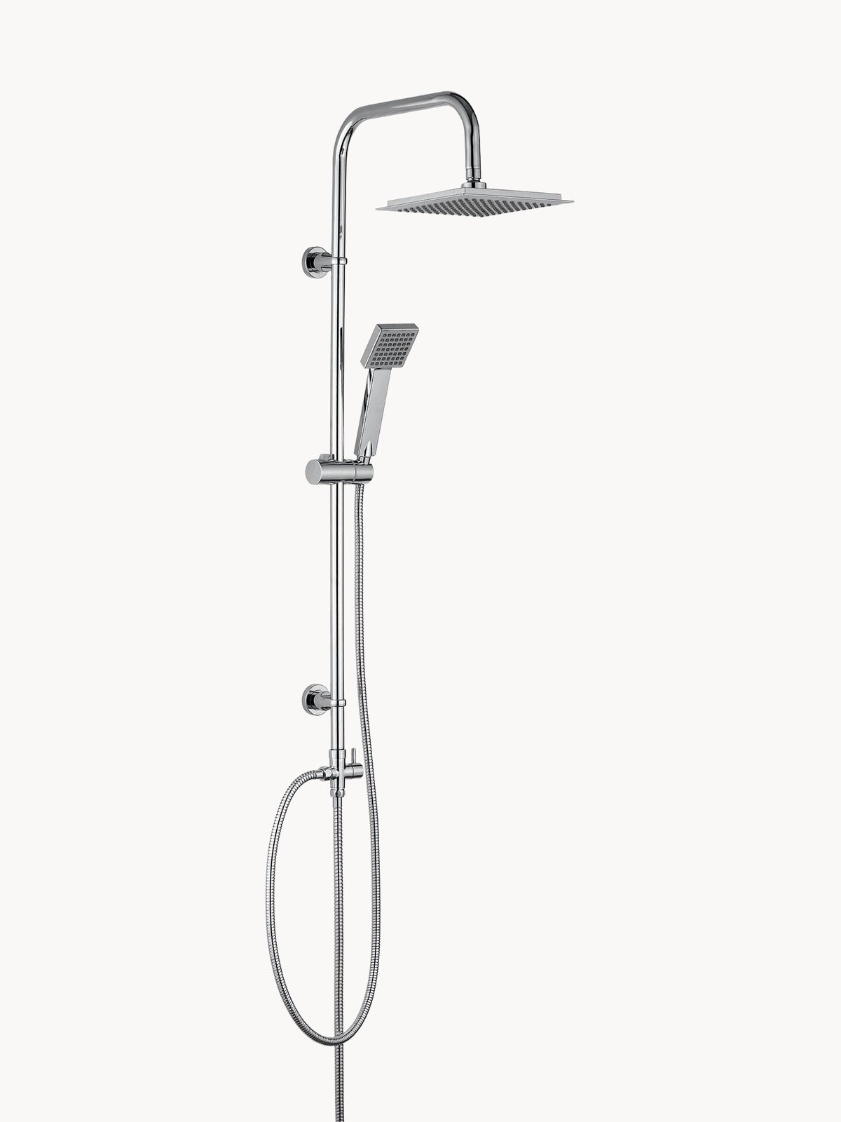 Душевая стойка с тропическим душем Osgard Grunan 10070 / хром