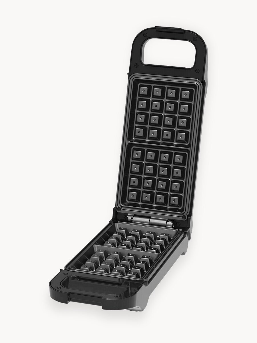 Вафельница, бутербродница, сэндвичница электрическая для венских вафель, электровафельница антипригарная, 2 вафли, 700 Вт, Daswerk (Дасверк) WM-5, 455652