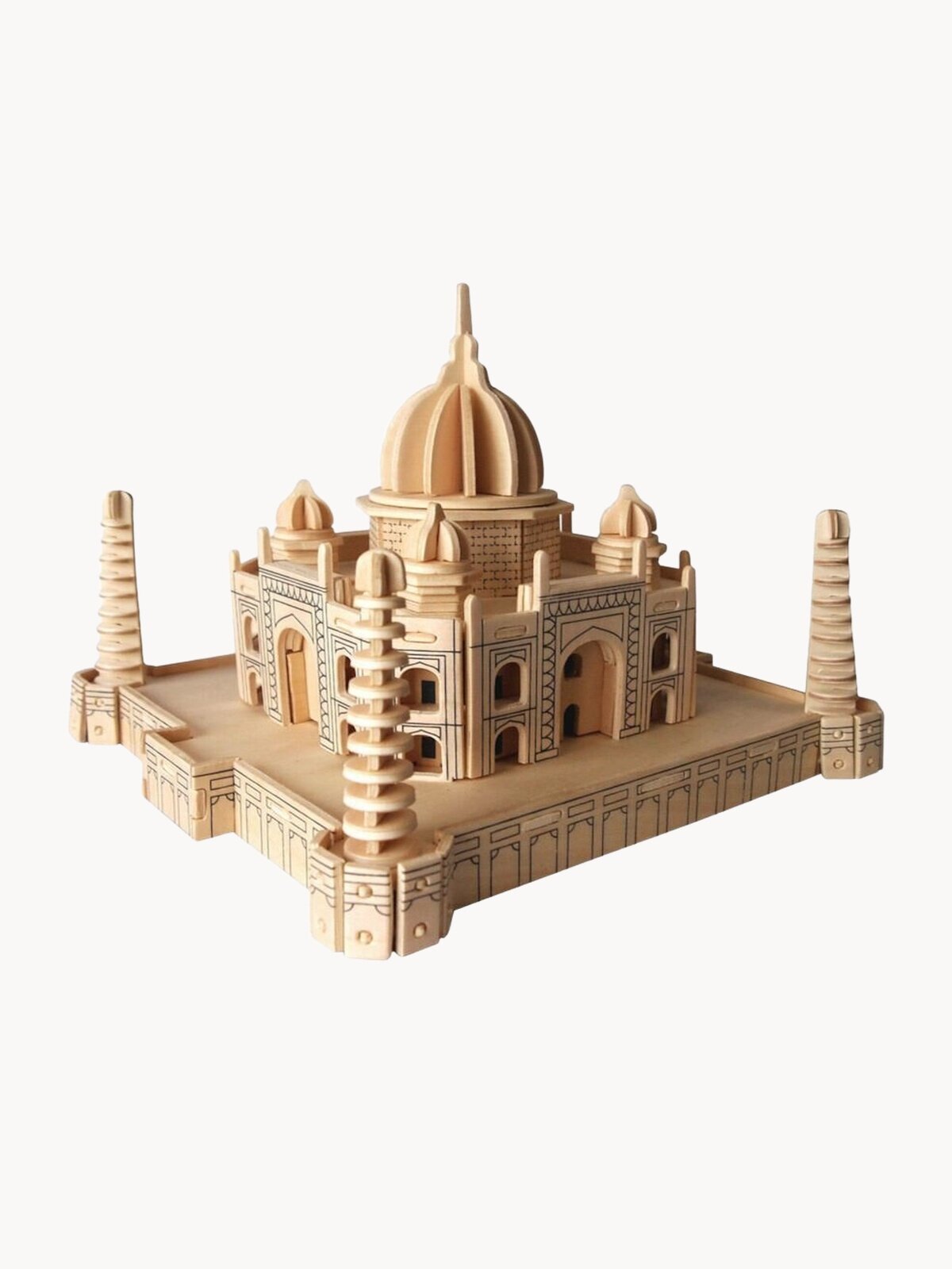 Деревянный конструктор Тадж Махал, сборная модель, Чудо-дерево