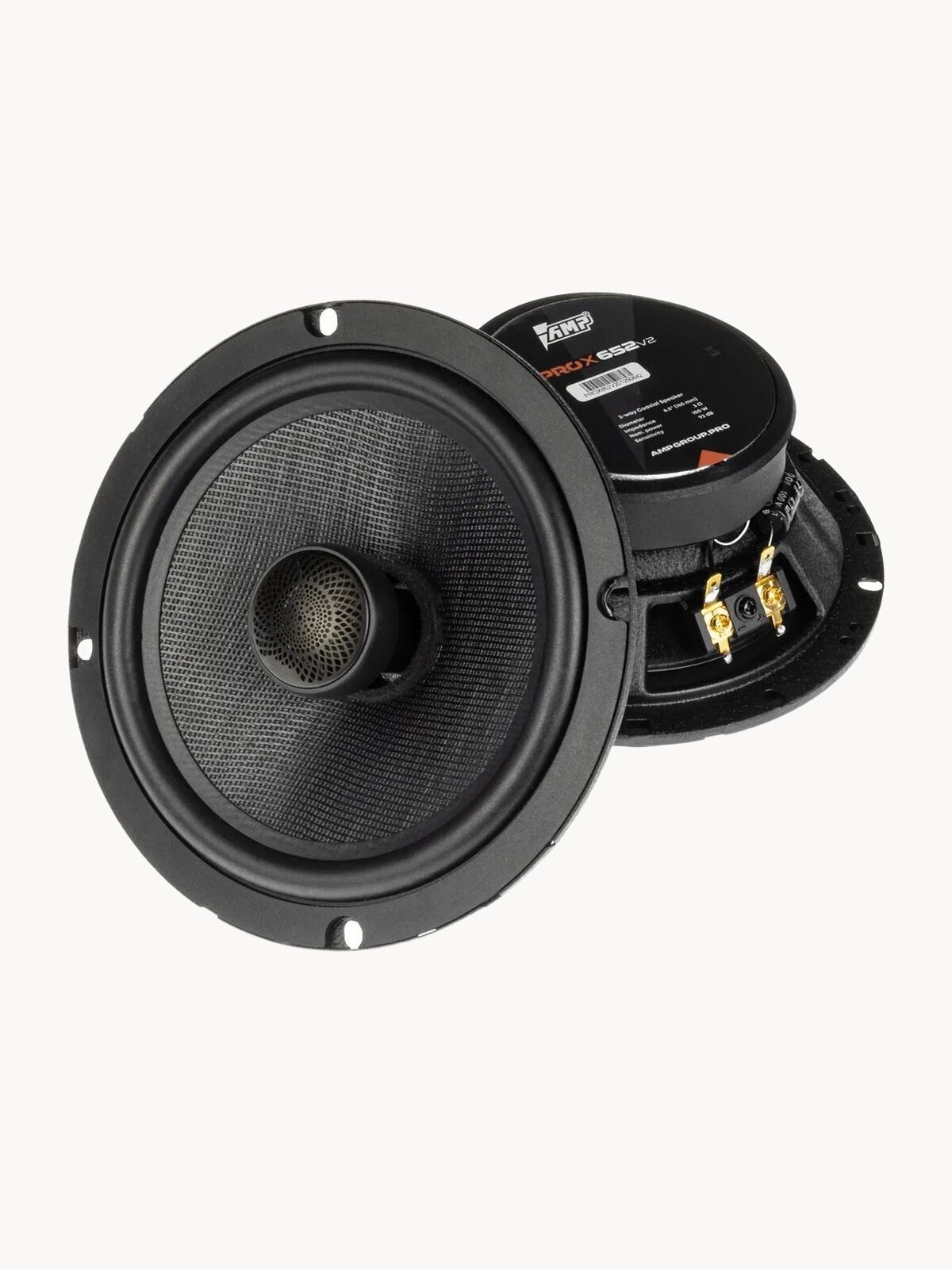 Акустика коаксиальная PRO X 652 v.2, для авто, 6.5",100/200 Вт