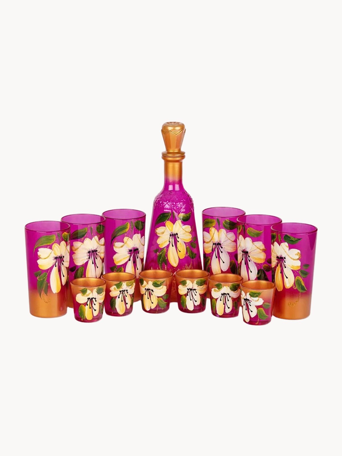 Графин со стопками и стаканами-подарочный набор