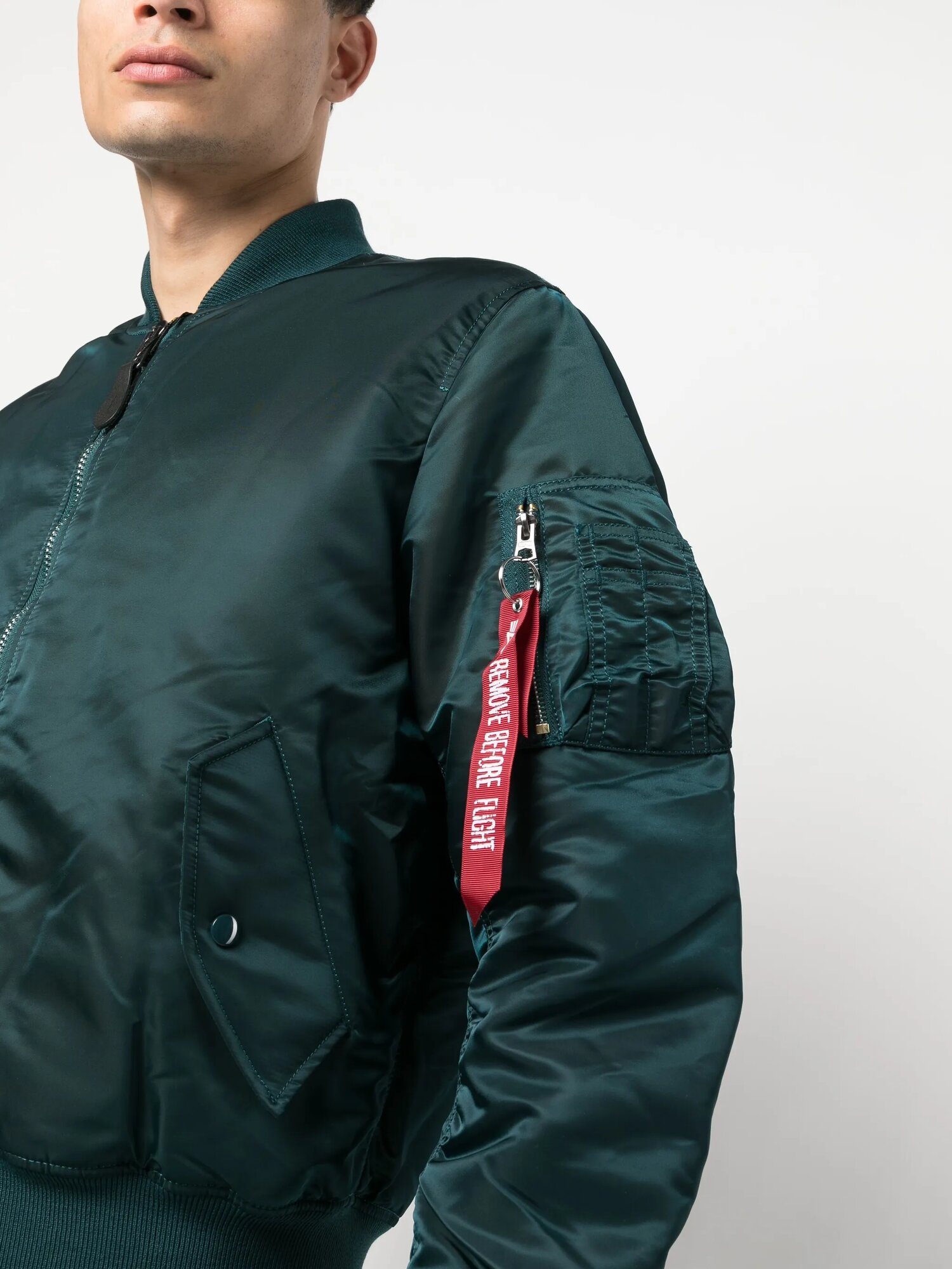 Бомбер ALPHA INDUSTRIES MA-1, размер 50, синий — фото 1