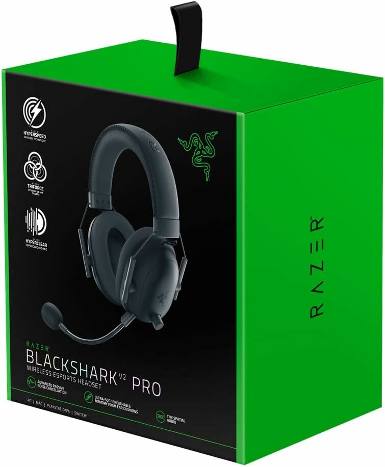 Игровая гарнитура Razer BlackShark V2 Pro ESPORTS-2023 Edition, Black RZ04-04530100-R3M1, THX® Spatial Audio, HyperClear