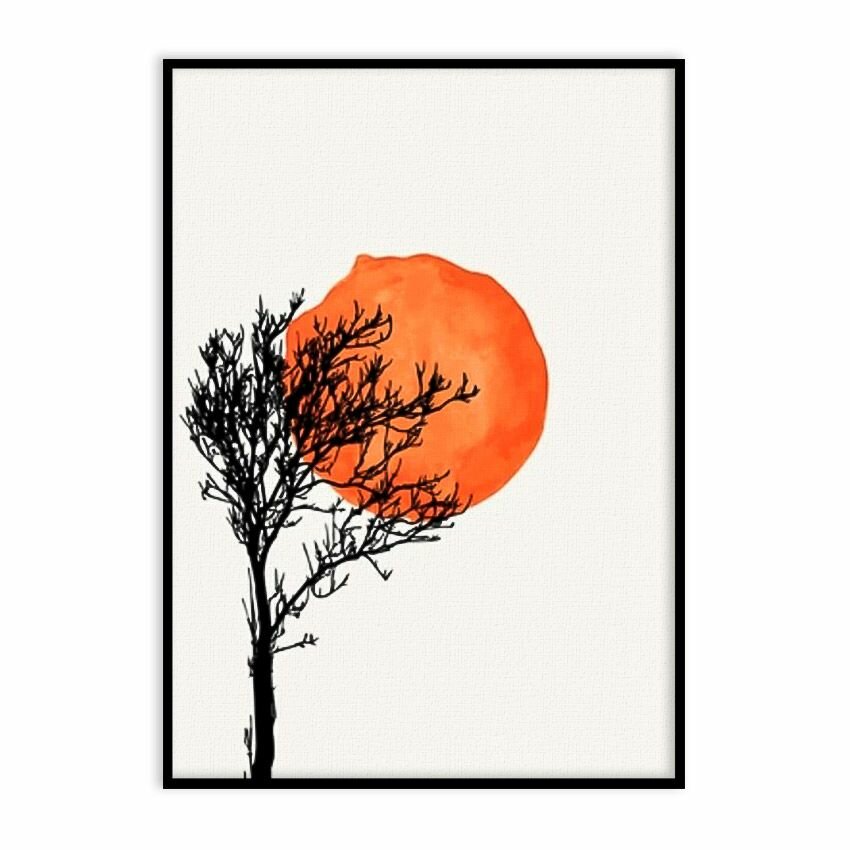 Постер на холсте в рамке Природа №307, 40х60 см