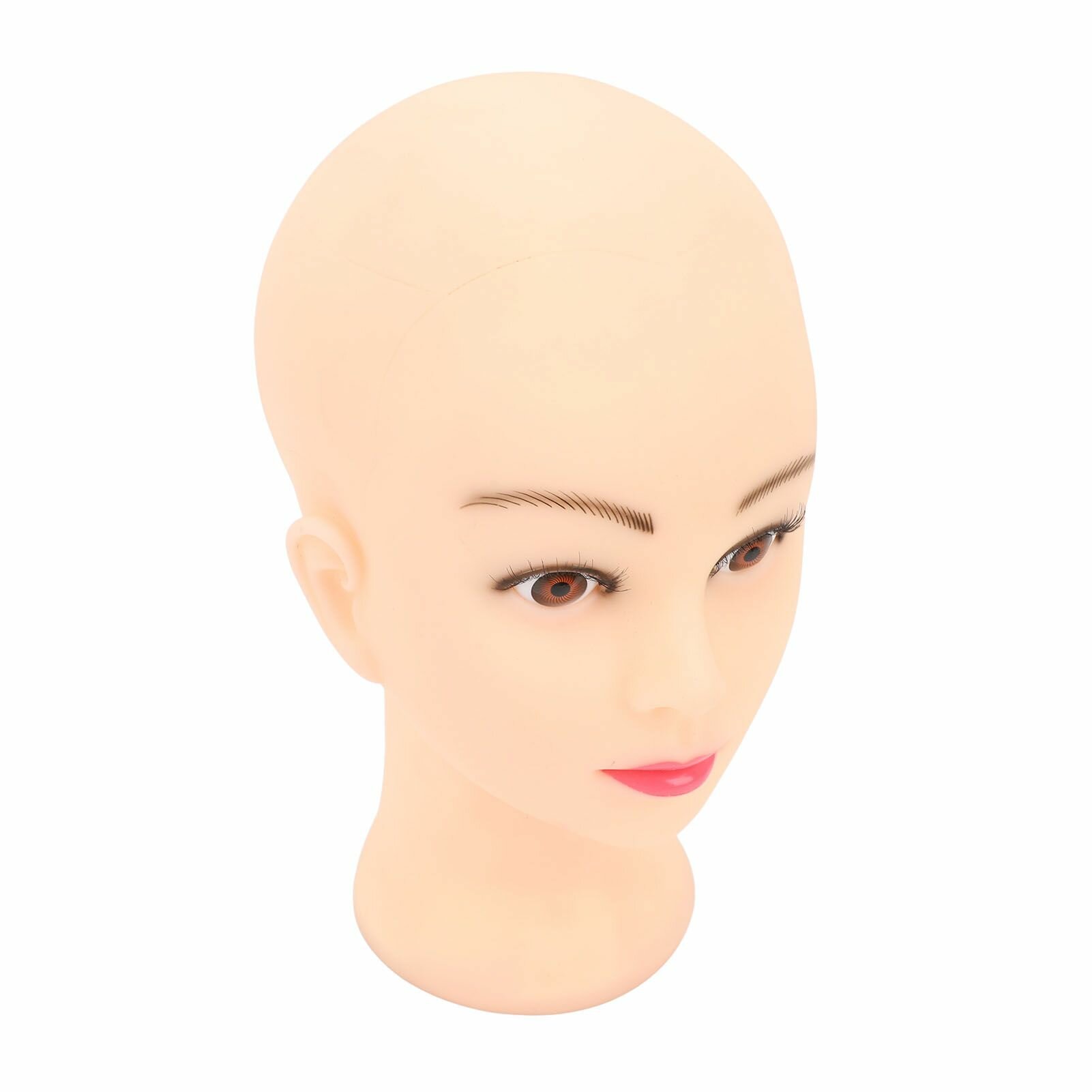 Безжизненная манекеновая голова из ПВХ для макияжа, универсальная подставка, размер 26 см, окружность 51 см