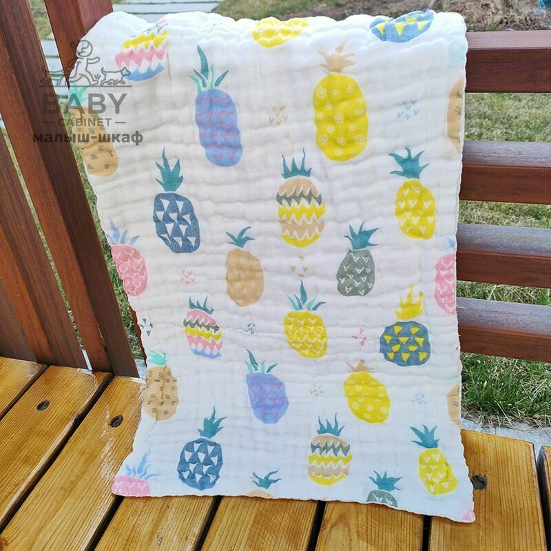 Полотенце-халат Детские Банное полотенце Марля 6слоя