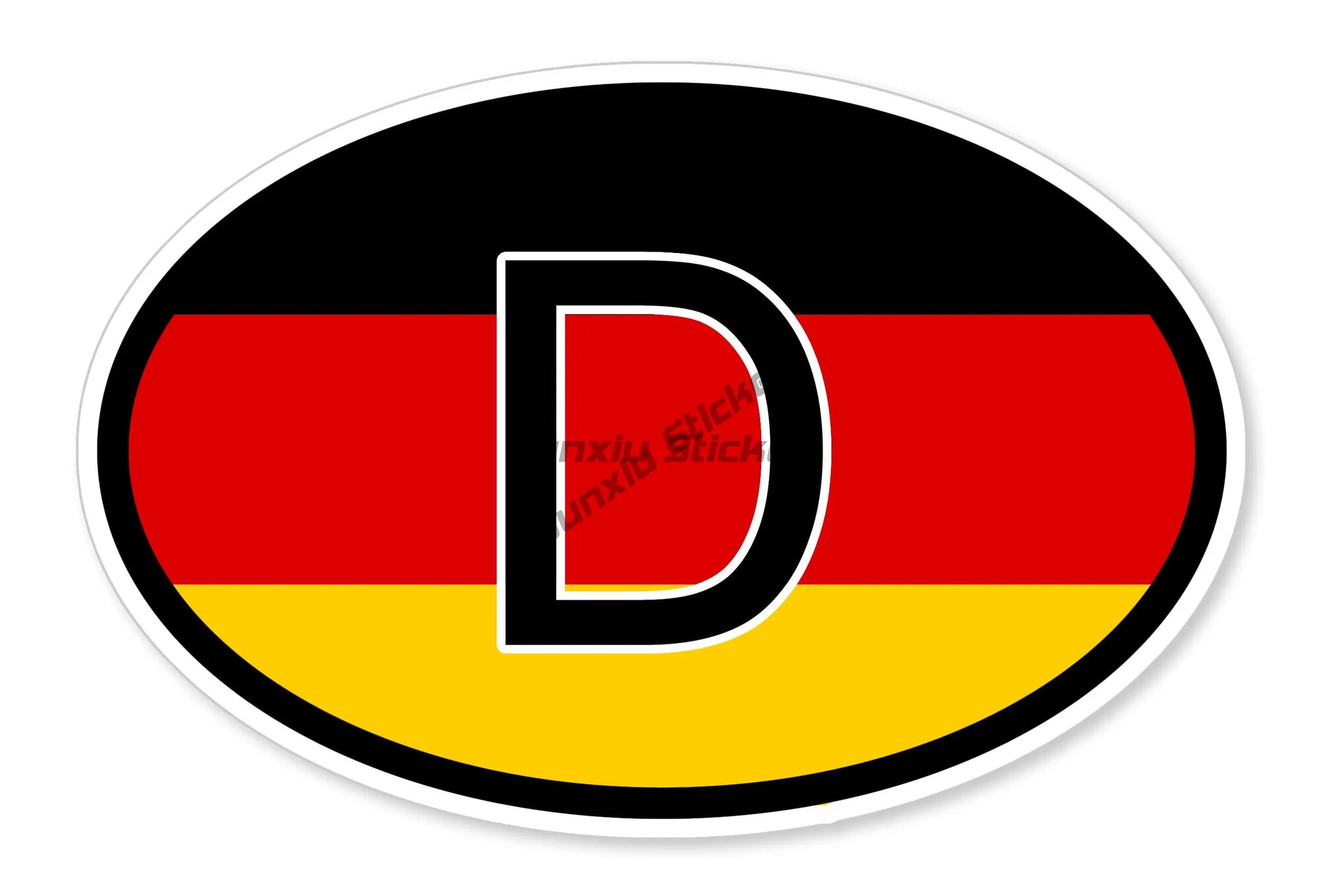 D Германия флаг карта национальный герб креативная наклейка для украшения автомобиля фургон мотоциклетный шлем окно стены холодильник наклейка аксессуары Germany, 20cm