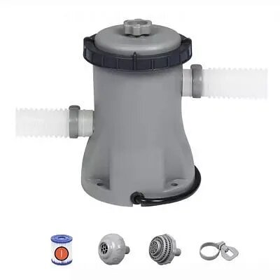 Картриджный фильтр-насос Bestway 58381 1249л/ч, картридж I, для бассейнов от 183 до 366 см