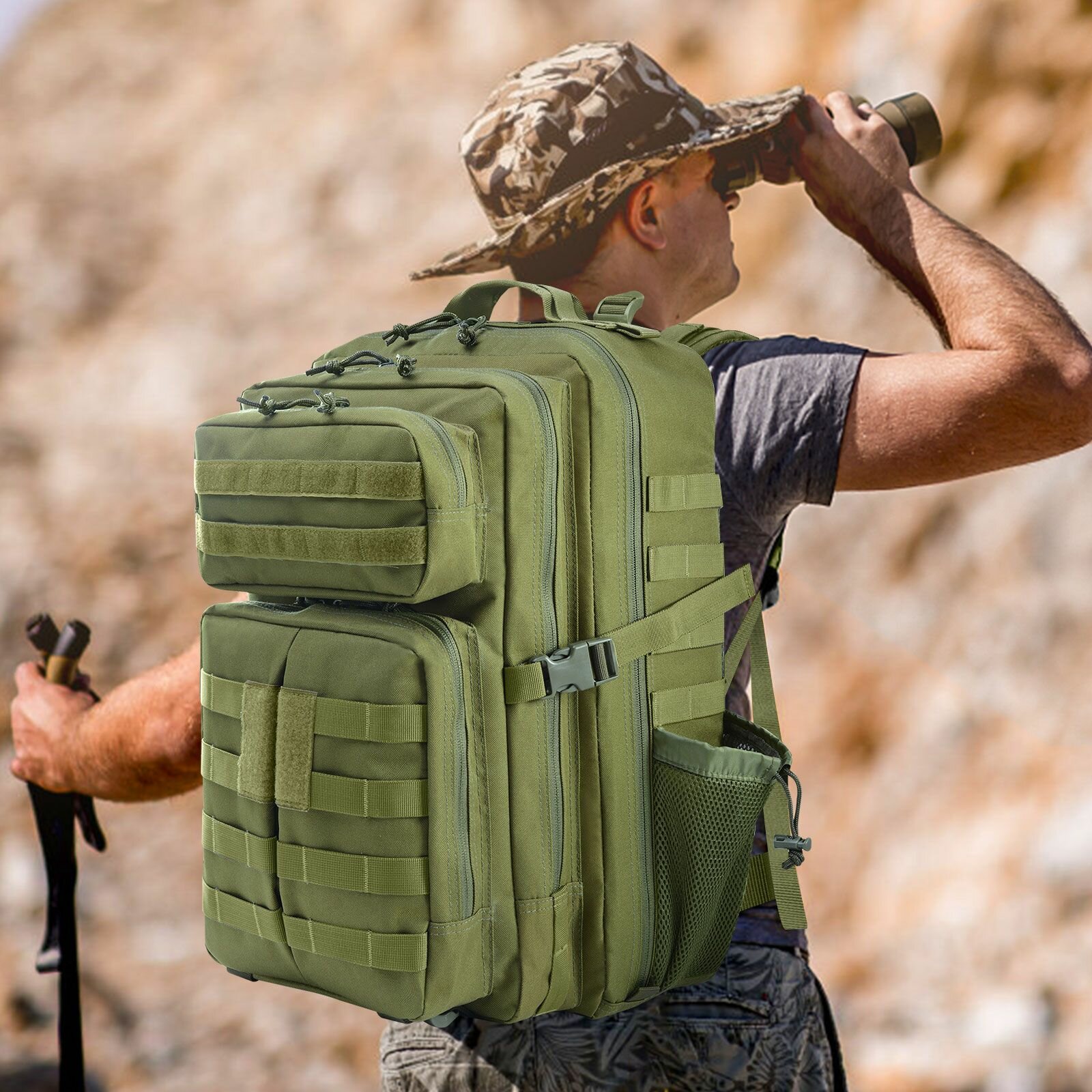Рюкзак тактический туристический рейдовый армейский для охоты и рыбалки активного отдыха
