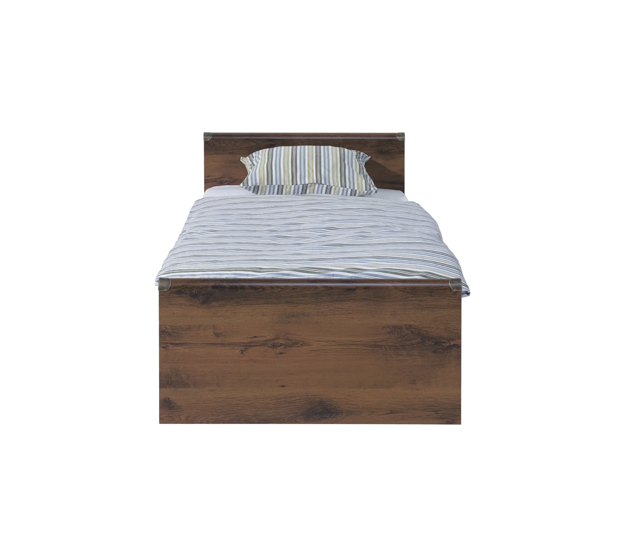 Кровать БРВ Мебель индиана JLOZ 90 Дуб саттер Размеры: Высота 800мм Глубина 2065мм Ширина 965мм