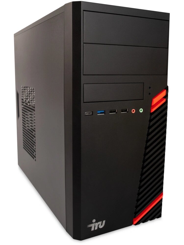 Компьютер IRU 310SC, Intel Core i5 12400, DDR4 16ГБ, SSD 512ГБ, Intel UHD Graphics 730, Windows 11 Pro, черный (2059347)