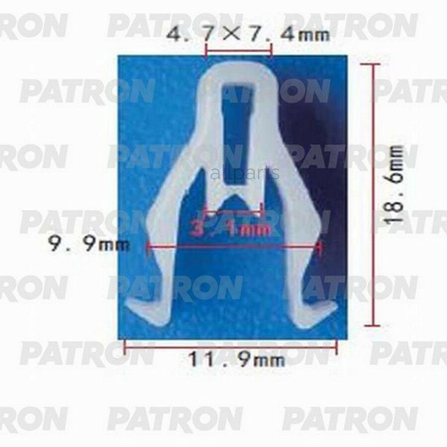 PATRON P37-1007 Крепеж (клоп)