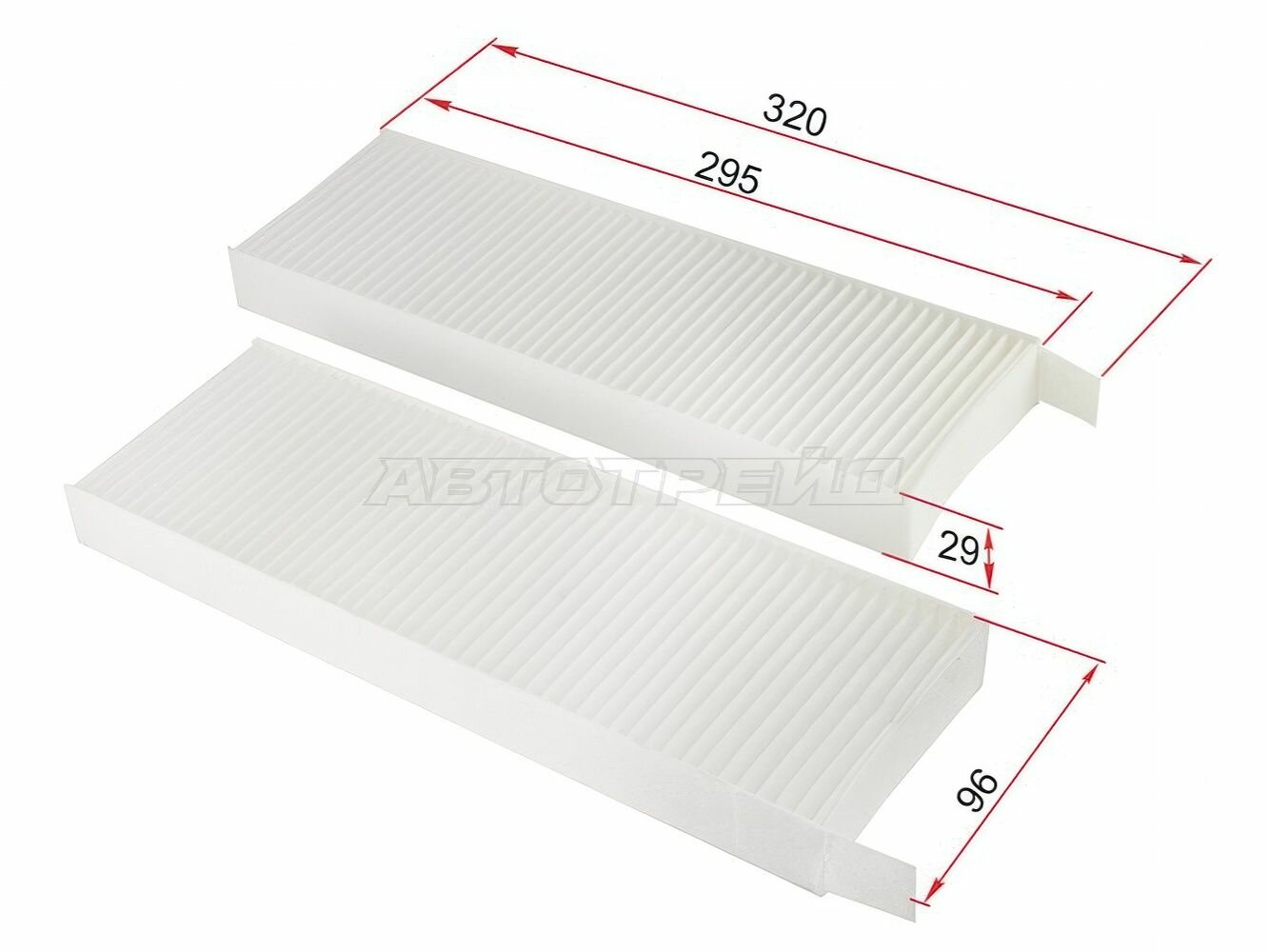 Фильтр салона для Ситроен Берлинго, C4, C5, Опель Зафира, Пежо 3008 арт ST6447XF SAT