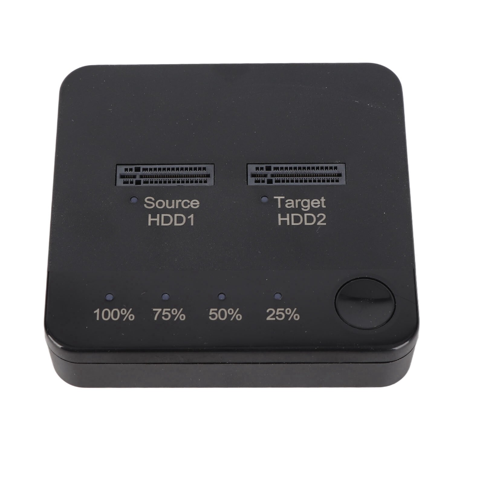 Дубликатор M.2 SSD Двойной отсек 1Gbps Скорость Без подключения к компьютеру Клонирование Док-станция для M.2 SSD 2230 22242 2260 2280 22110 (Жесткий диск не включен)