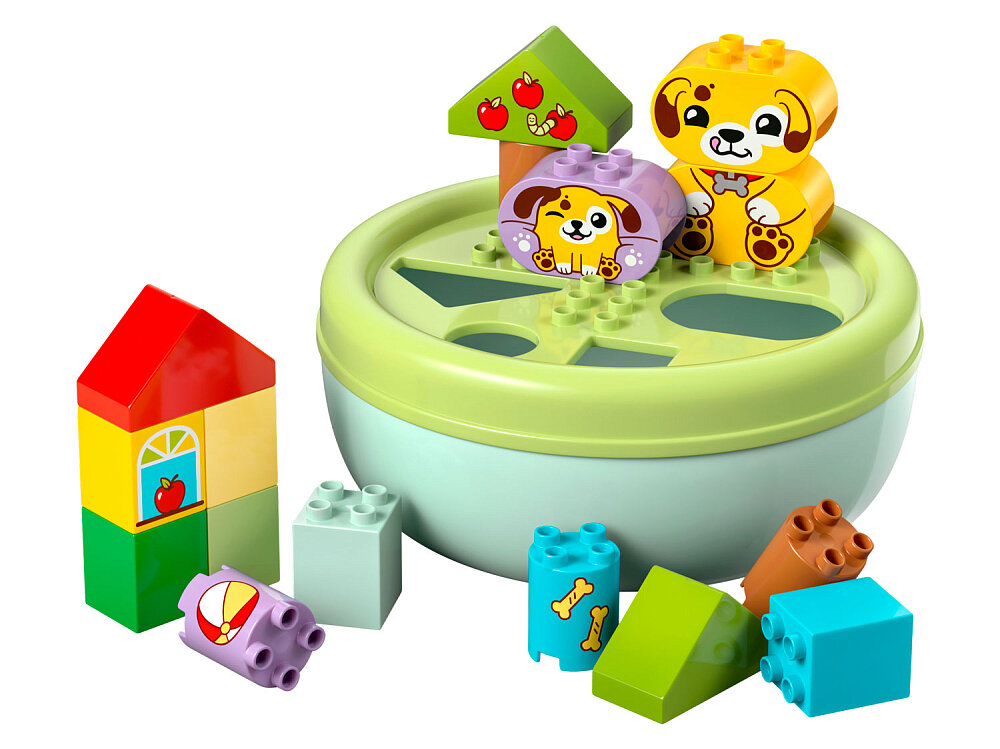 Конструктор LEGO DUPLO 10441 Конструктор Сортировщик фигур: домик для щенков