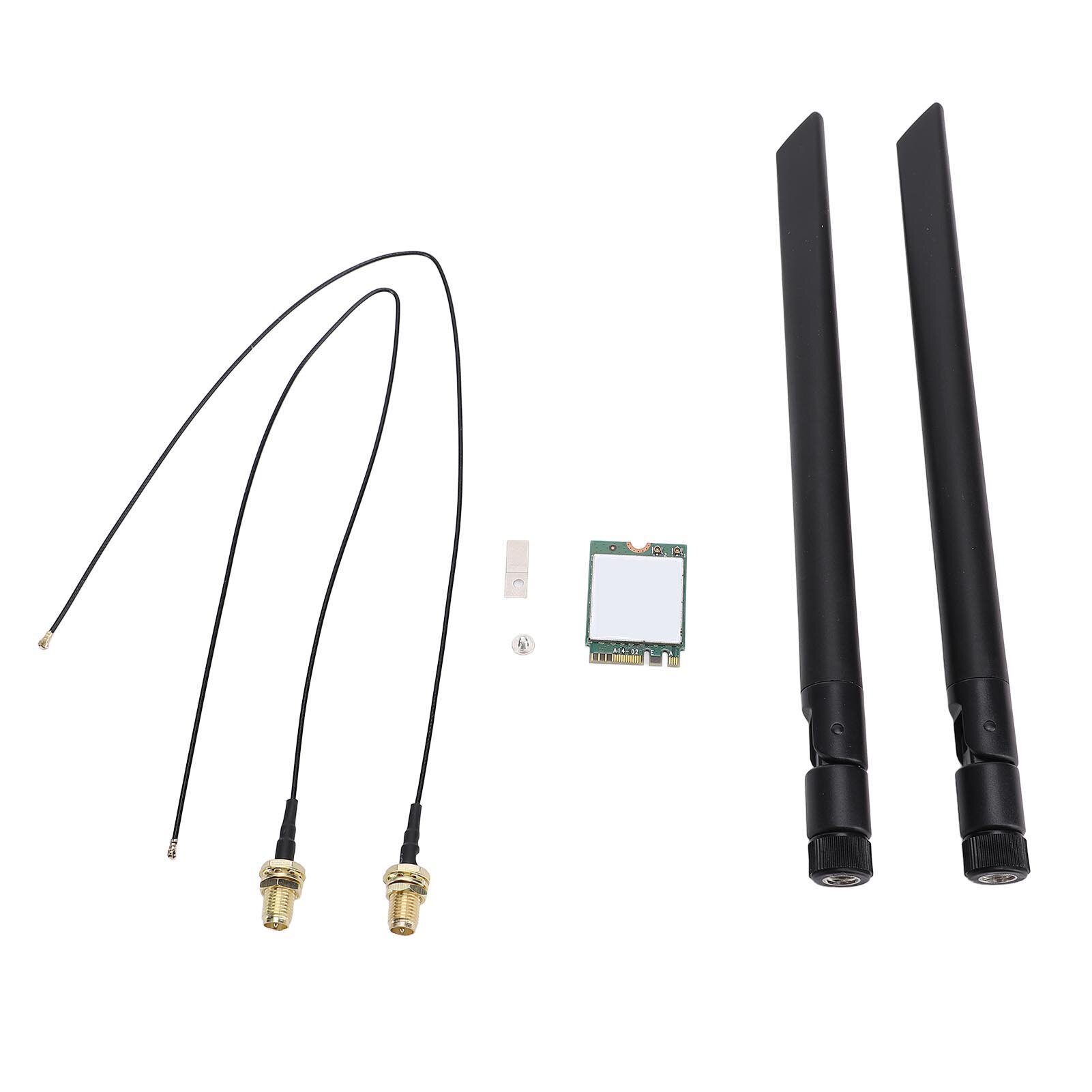 Wi-Fi карта 8265NGW AC с интерфейсом M.2, 1200 Мбит/с, двухдиапазонный режим 2,4 ГГц и 5 ГГц, внешняя беспроводная антенна NGW.