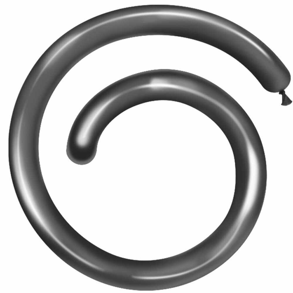 Шары для моделирования Дон Баллон 2', 5 см, цвет Черный, хром, 50 шт