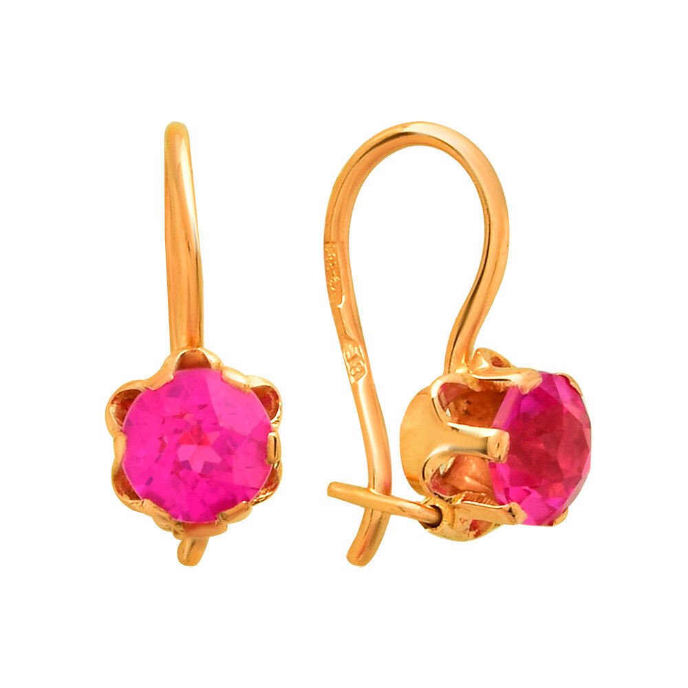 серьги из золота