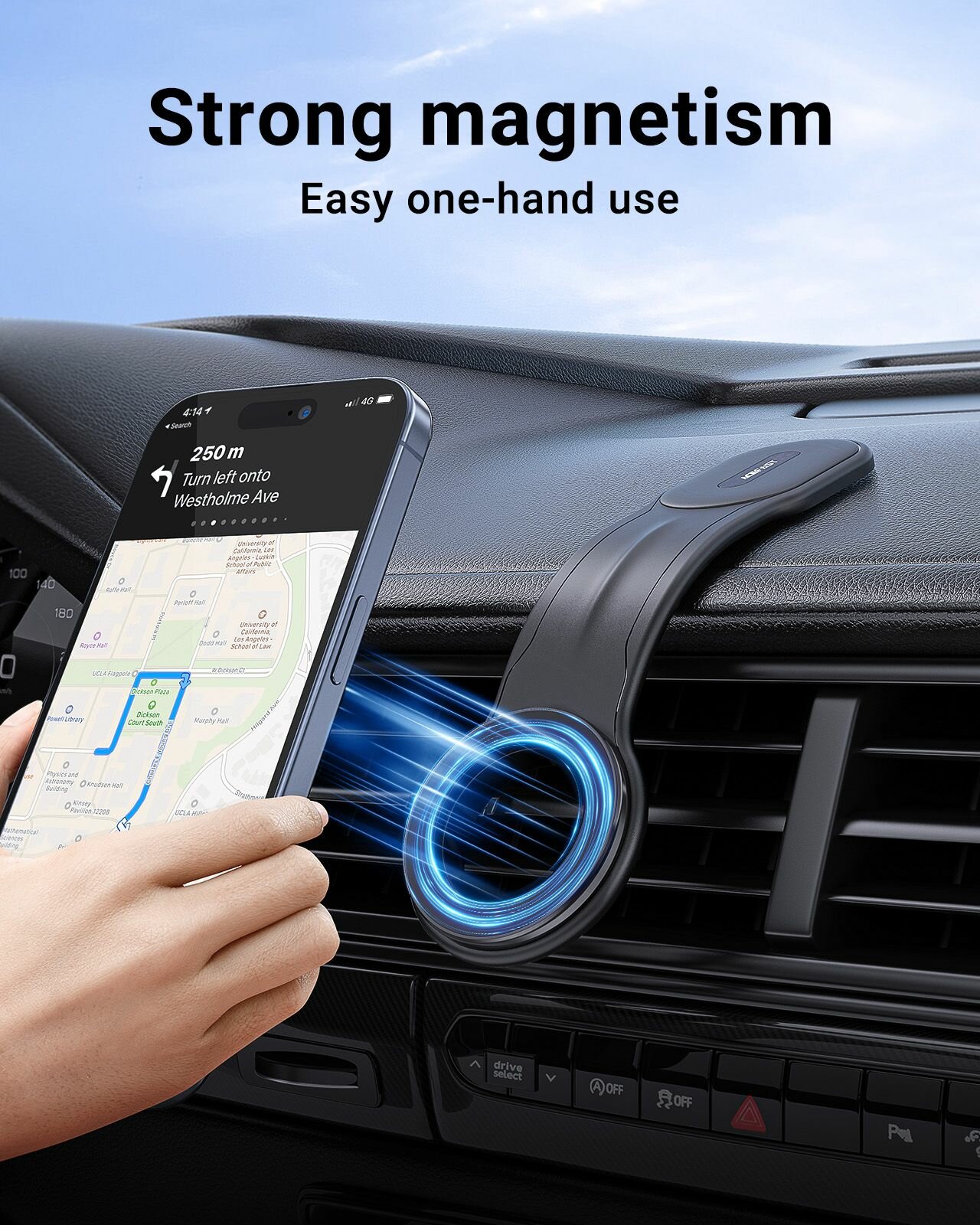 Держатель телефона автомобильный ACEFAST D19 с магнит