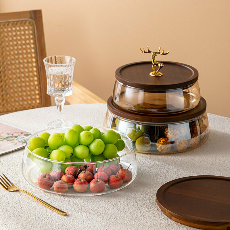 Набор банок "Steklo" для хранения конфет с крышками 1.2 л, стекло, пластик, металл