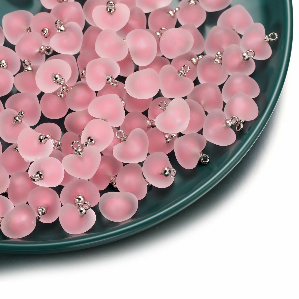 Матовый чешский бисер Бусины любви из смолы, 10 шт, для рукоделия и украшений, набор бусин для браслетов и сережек