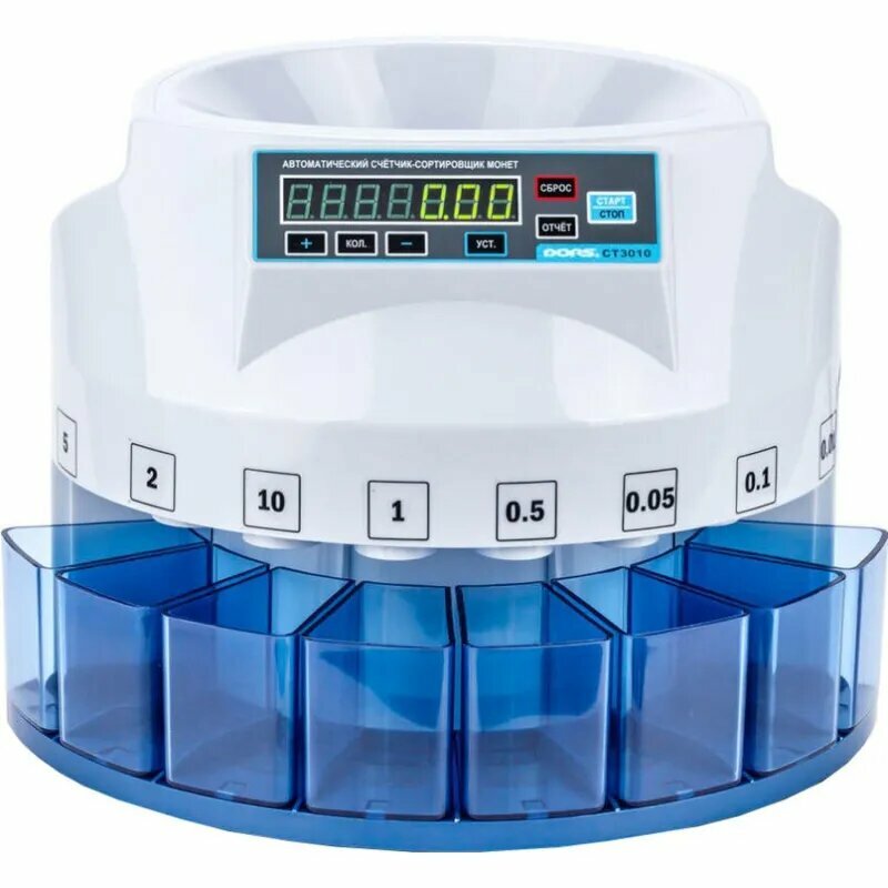 Счетчик сортировщик монет DORS CT3010, 330 монет/мин, 1405099