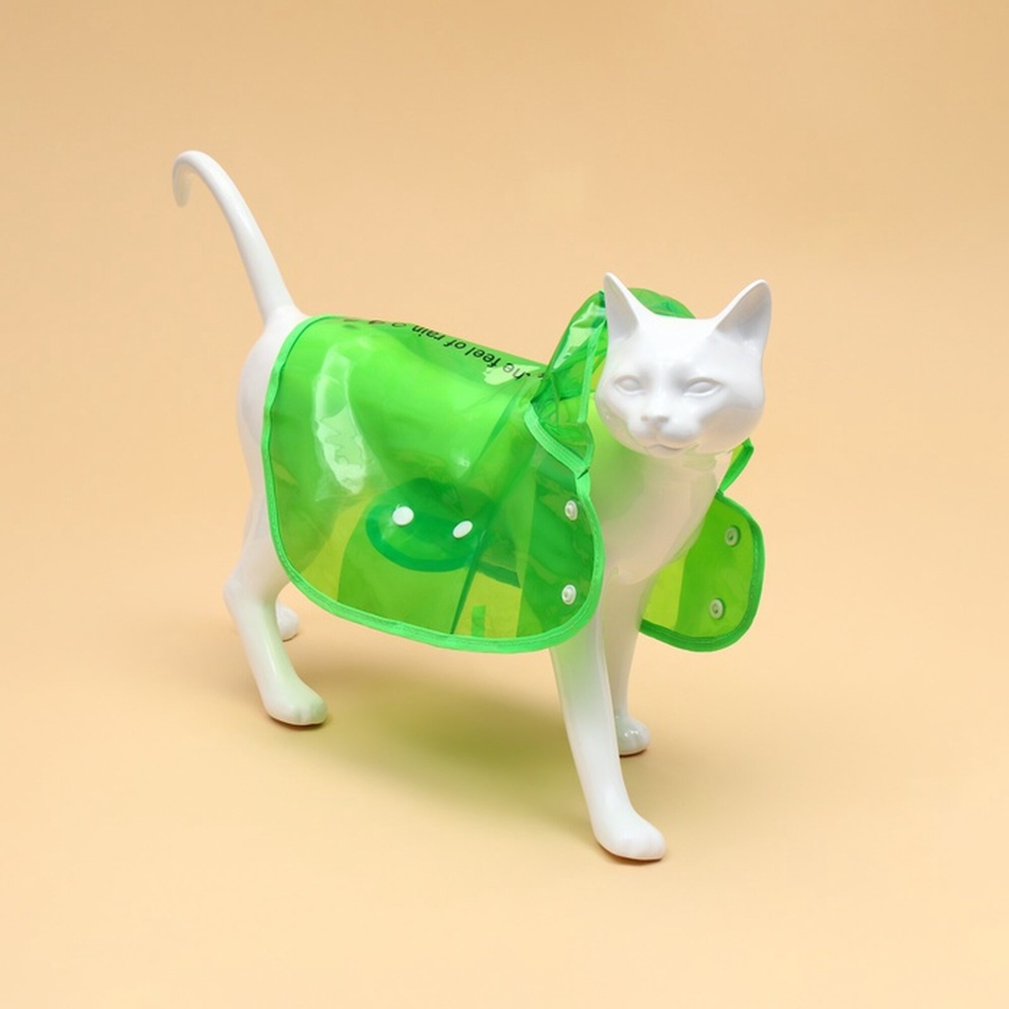 Дождевик Сима-ленд, для собак, пластик, прозрачный, размер XS