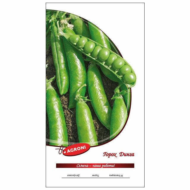 Динга агрони Горох семена 5 г - высокоурожайный сорт для открытого грунта и теплиц