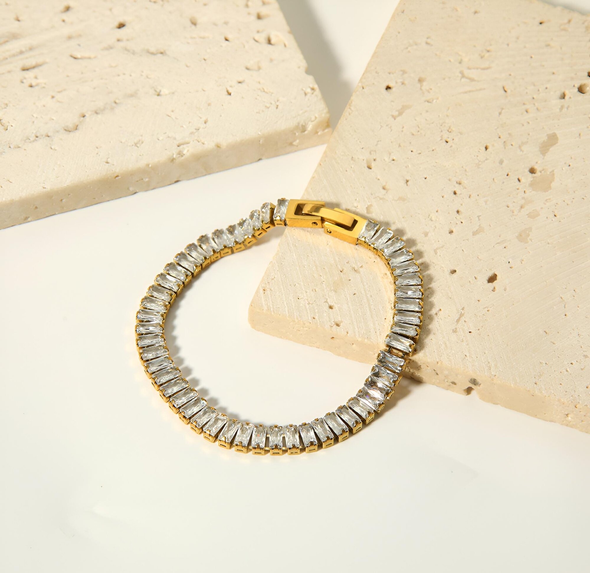 Теннисный браслет, Swarovski Zirconia, циркон