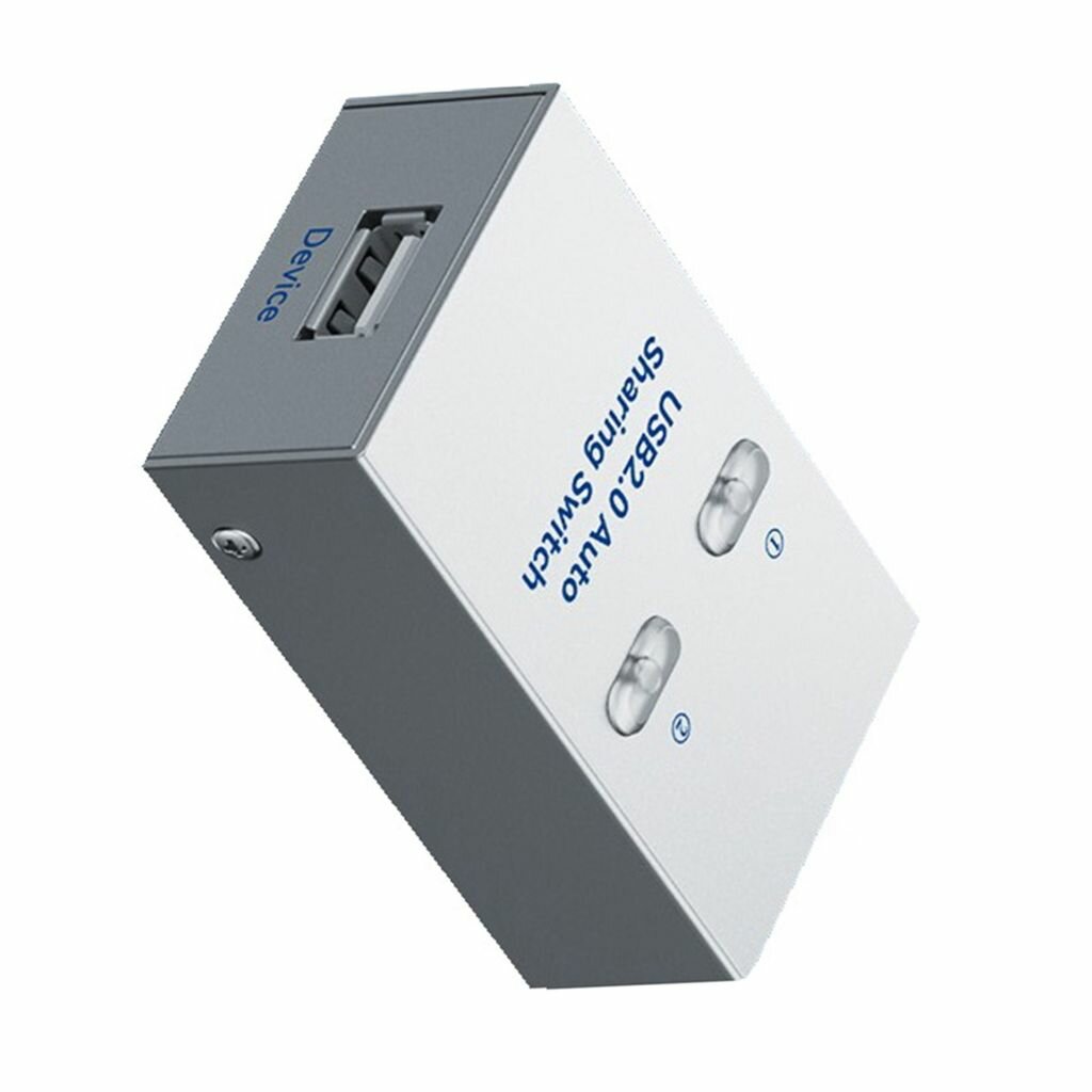 USB переключатель для принтера - серебро