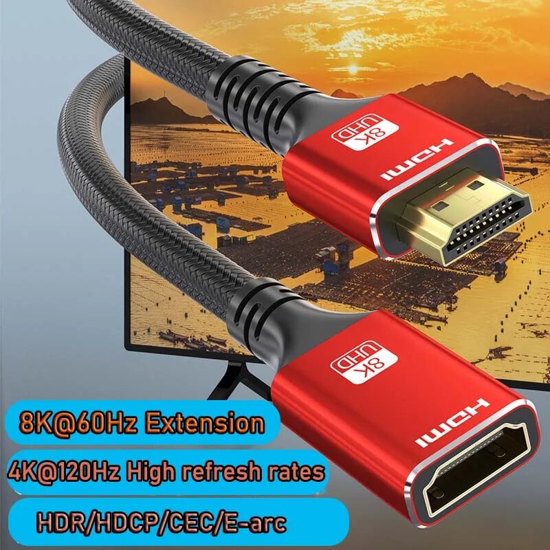 Удлинитель HDMI 2.1 HDmatters 8K 1.8m