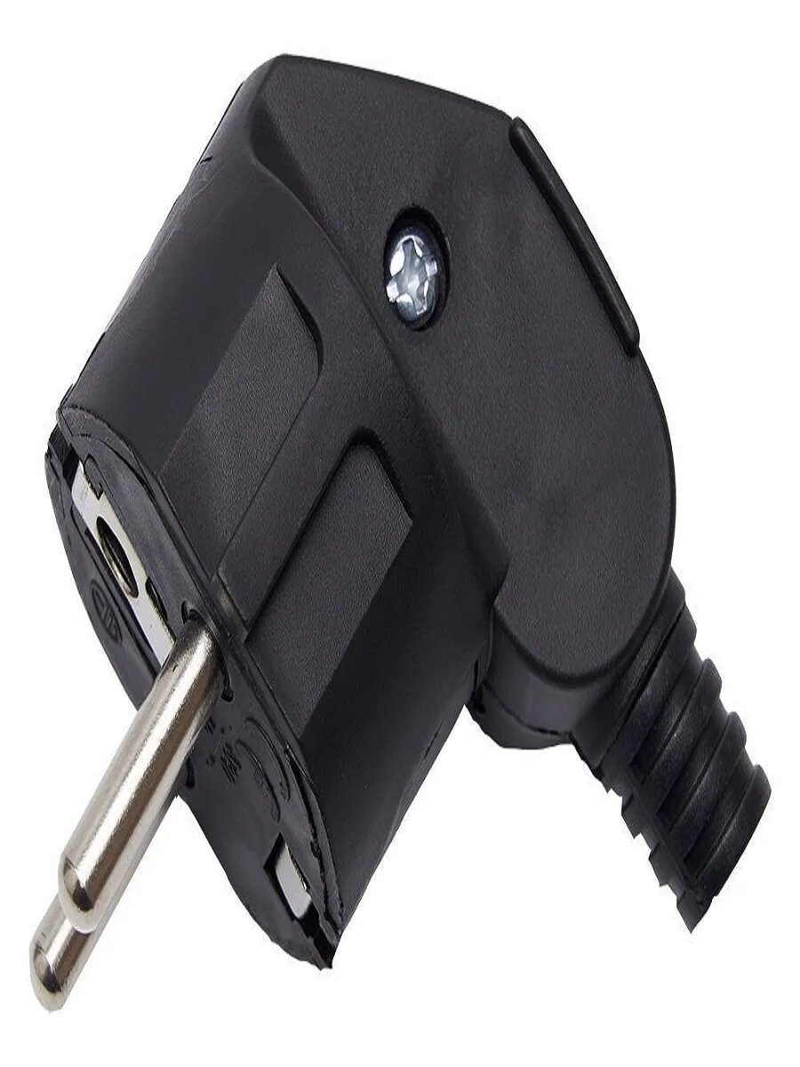 Вилка электрическая разборная угловая 5 шт